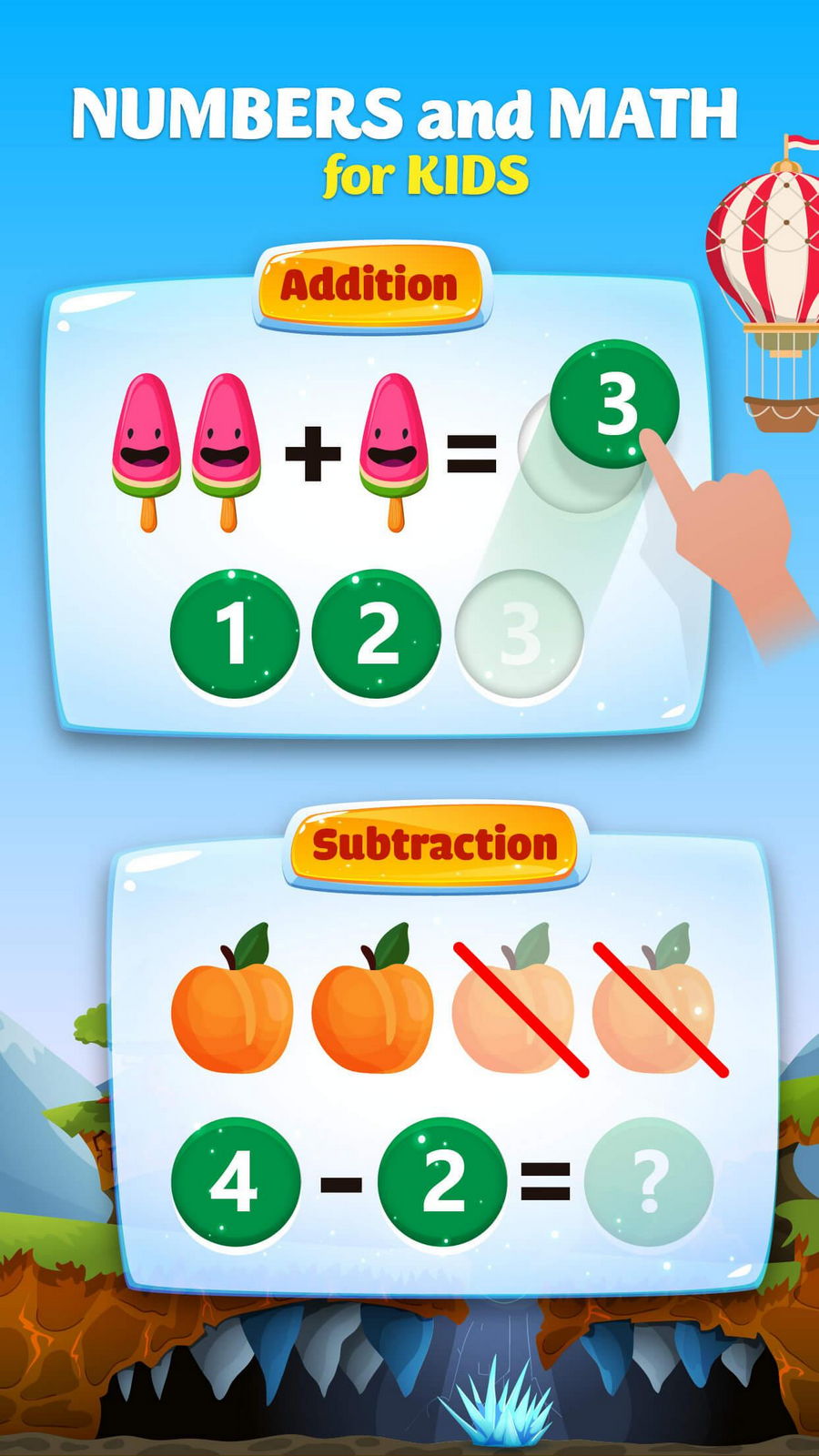 1st 2nd 3rd grade math games for kids Android Game APK (air ...