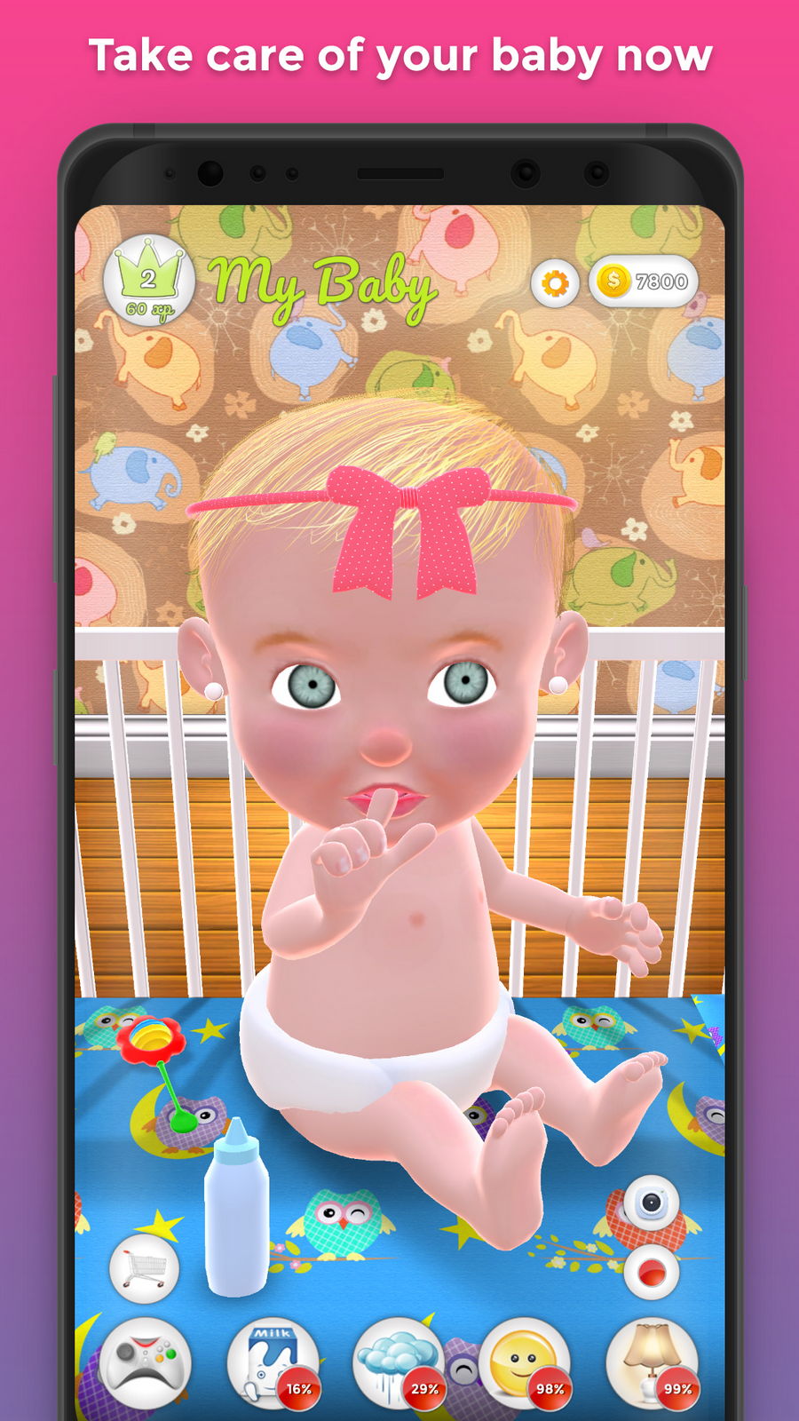 My Baby (Virtual Pet) Android Game APK (com.alexkoi.baby) by Baby Care ...