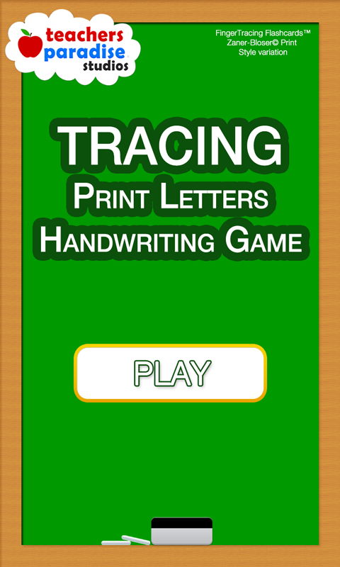 Alphabet & Numbers - English Handwriting Game -ZBP Android Game APK ...