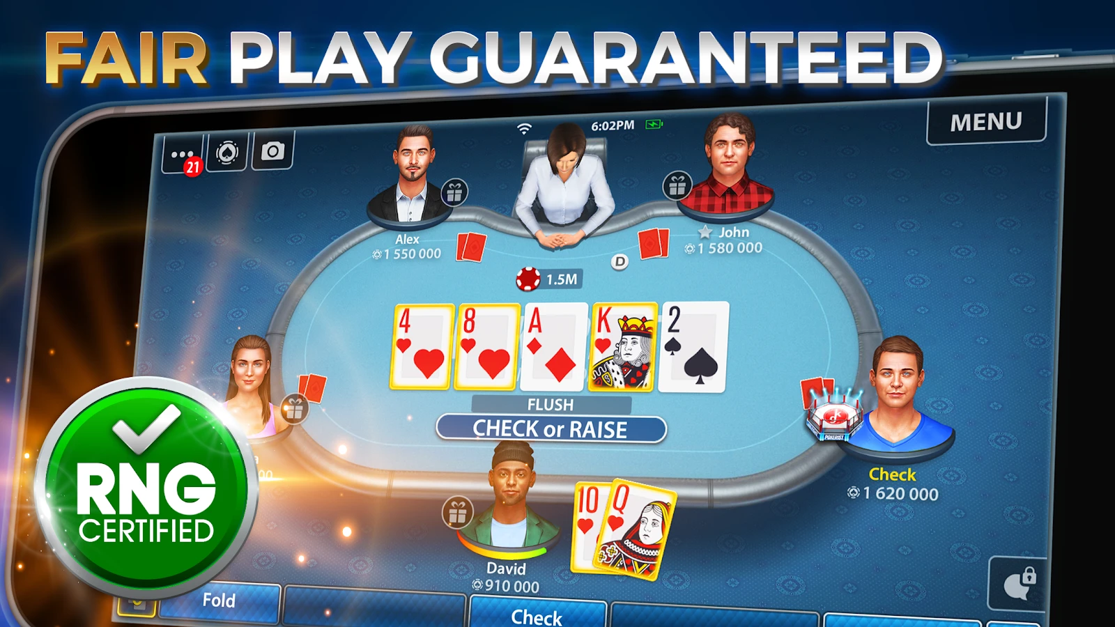 Texas Hold'em Poker: Pokerist Android Game APK (com.kamagames.pokerist ...