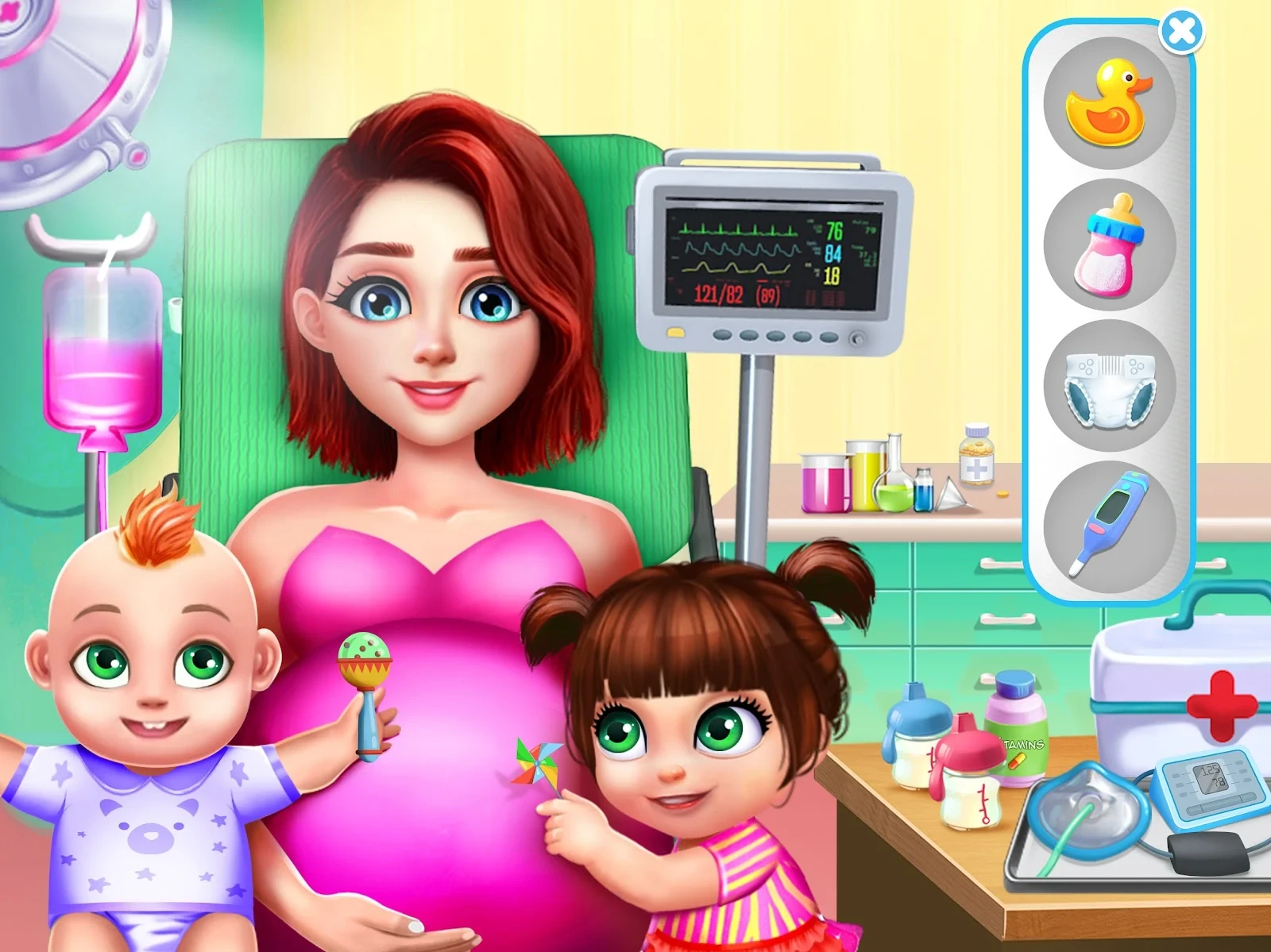Pregnant Mommy: Twin Baby Care Android Game APK (com.hts.newborn.baby.care.daycare.game) by ...