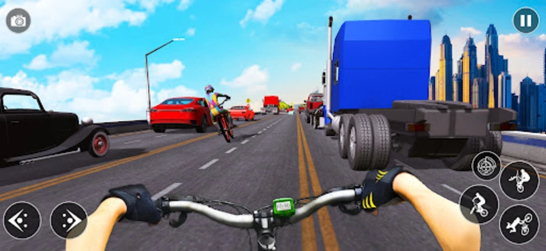 Crazy Traffic Bicycle Rider 3D Android Game APK (com.mob3dgamers ...