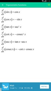 All Math formula Android App APK (com.touchfield.mathsformulasCalc) by ...