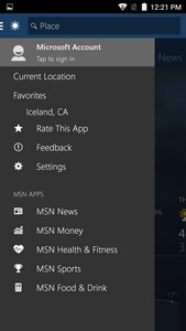 MSN Weather - Forecast & Maps Android App APK (com.microsoft.amp.apps ...