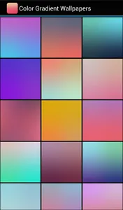 Color Gradient Wallpapers Android Theme