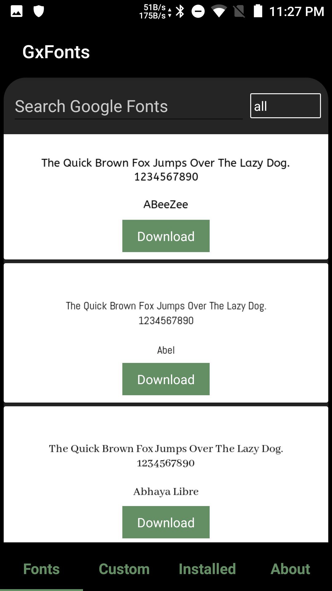 GxFonts - Custom fonts for Samsung Galaxy Android App APK (project.vivid.gxfonts) by PROJECT ...