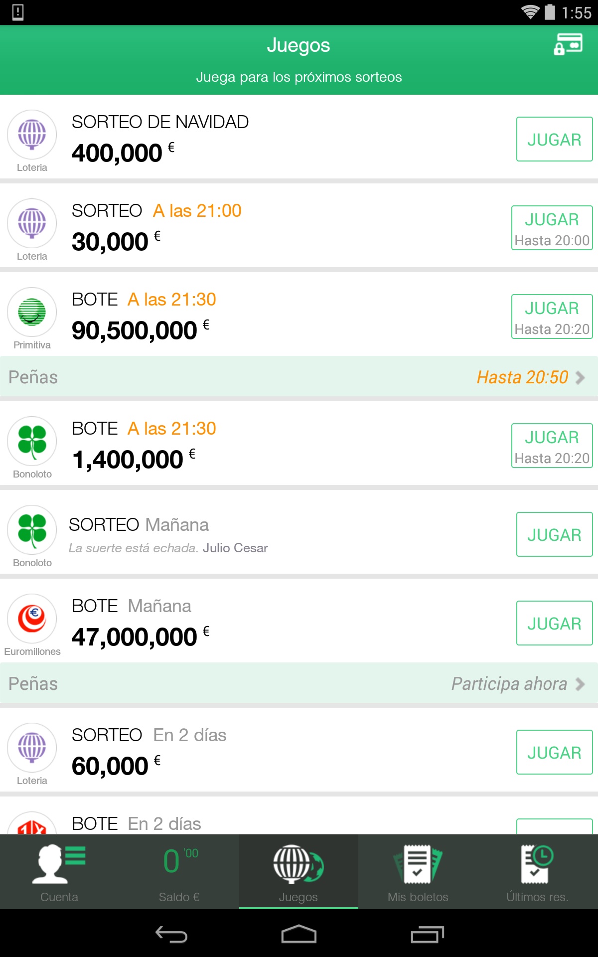 TuLotero Android التطبيق APK (com.tulotero) بواسطة Tu Lotero - تحميل ...