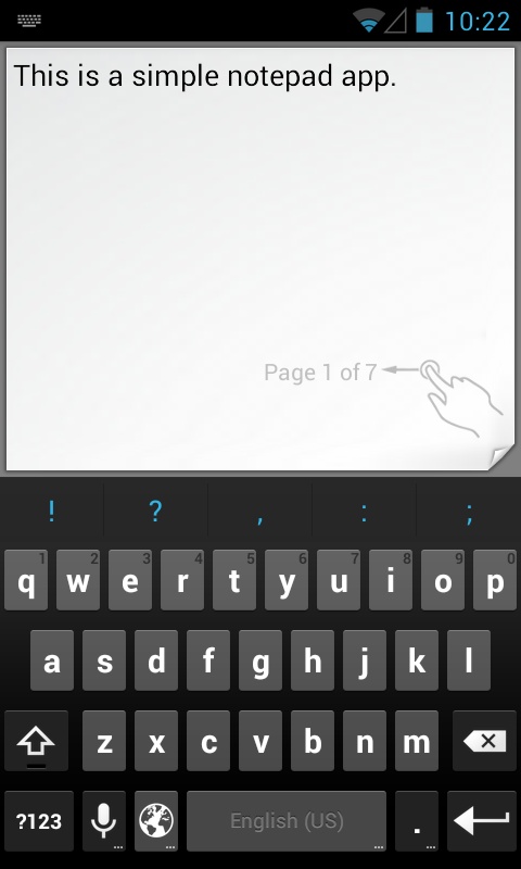 Notepad Android App APK (org.korosoft.simplenotepad.android) by Dmitry ...