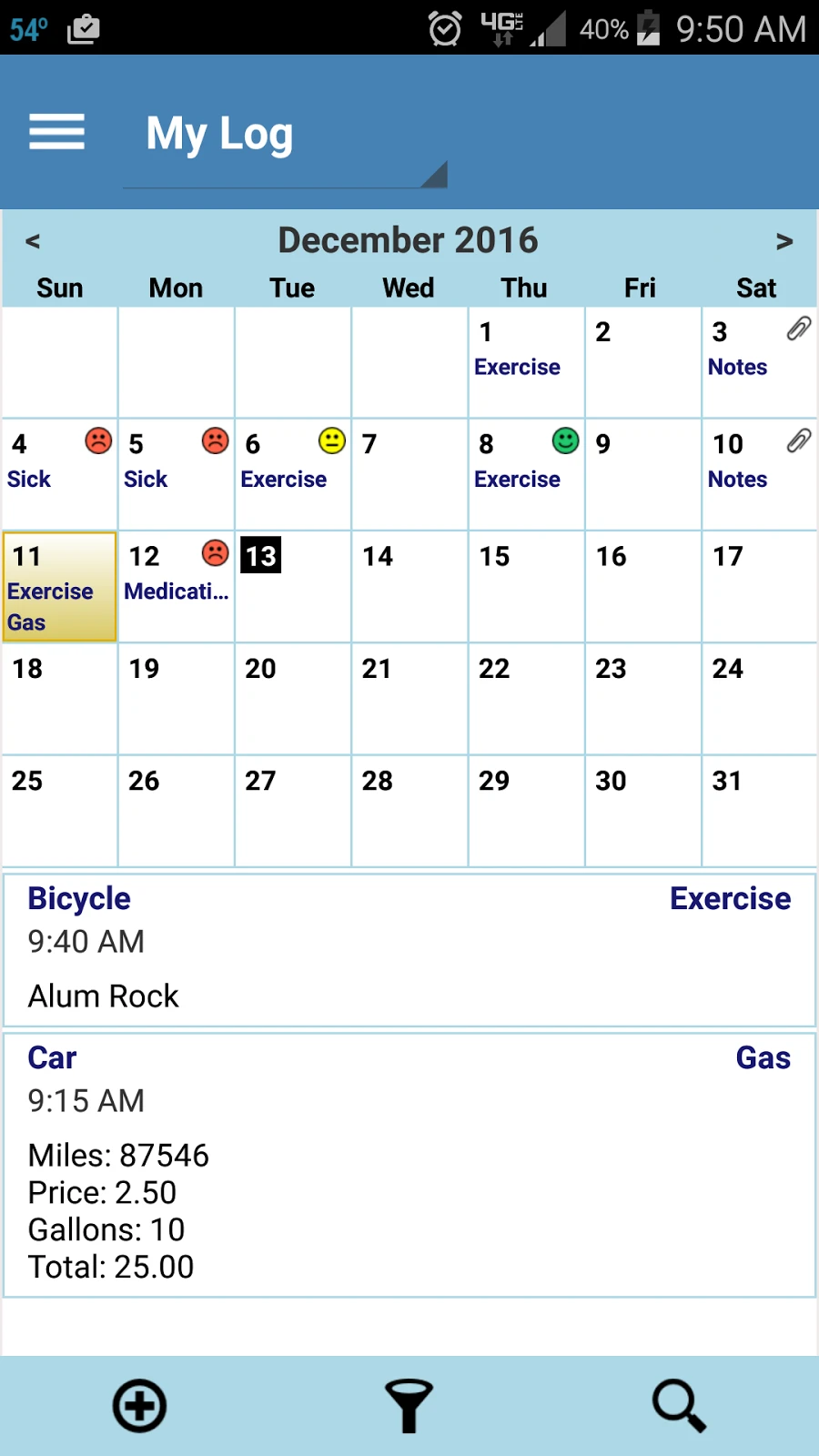 My Logs Android التطبيق APK (com.pdr.android.apps.mylogs) بواسطة ...