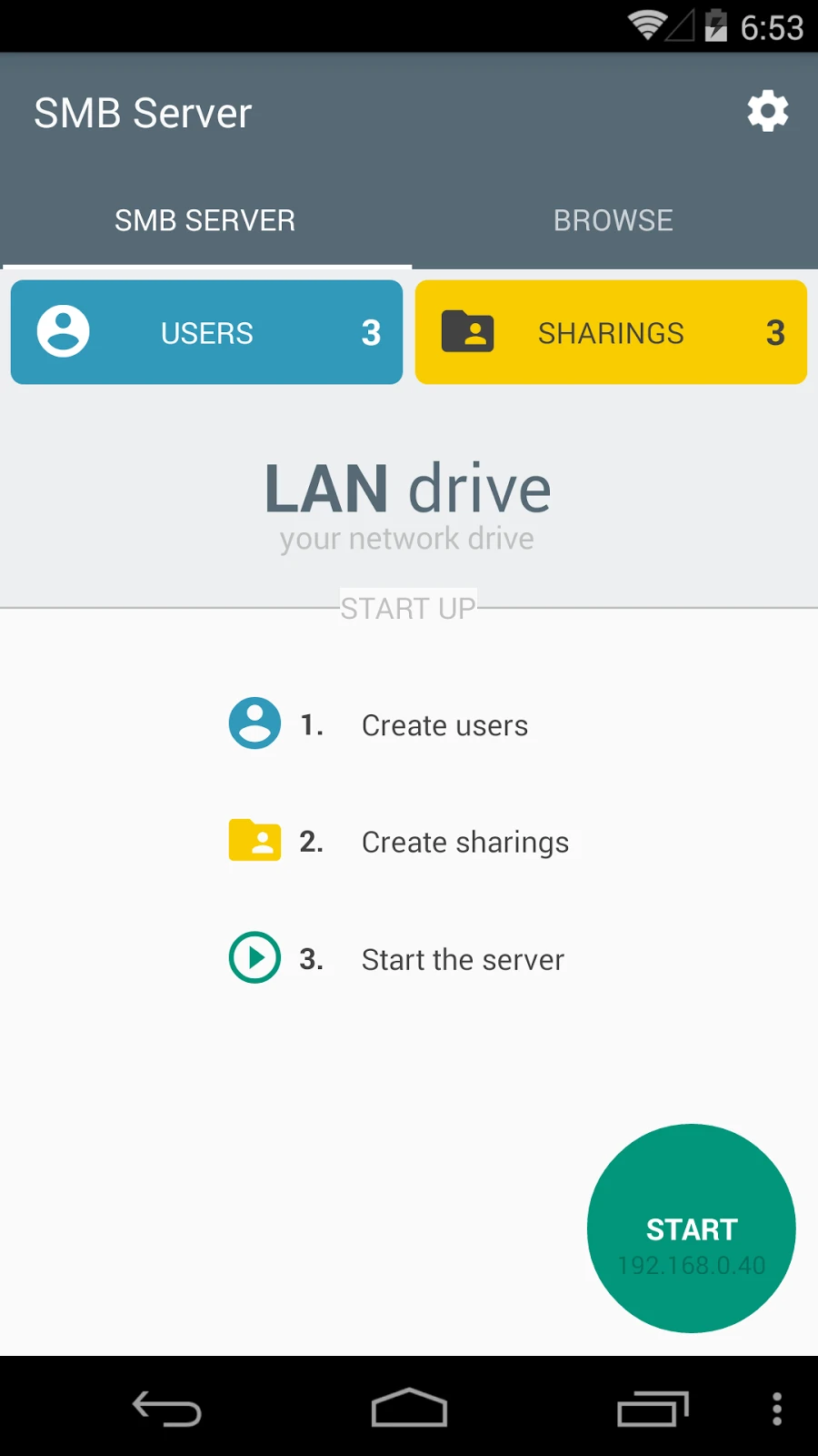 LAN drive - SAMBA Server & Cli Android Ứng dụng APK (fr.webrox.landrive) bởi webrox - Tải xuống ...