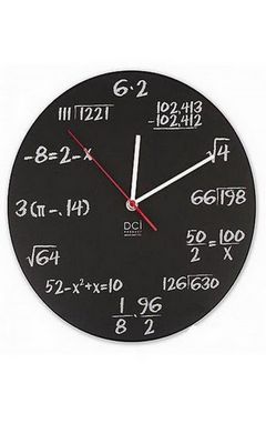 Math Clock Wallpaper - Download to your mobile from PHONEKY