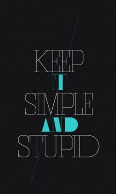 Keep It Simple Wallpaper - Download to your mobile from PHONEKY