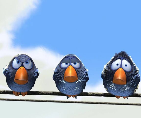 Pixar Birds On A Wire Gif