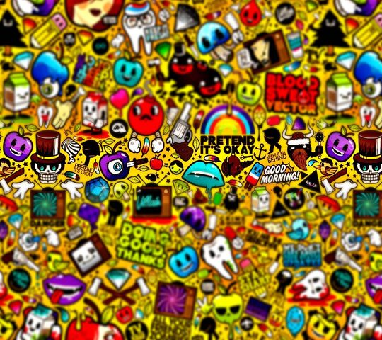 Sticker Wallpaper - Download to your mobile from PHONEKY