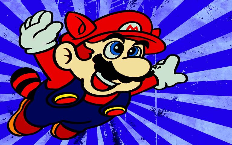 Tanuki Mario Takes Flight! 🍂 Wallpaper - Download to your mobile from ...