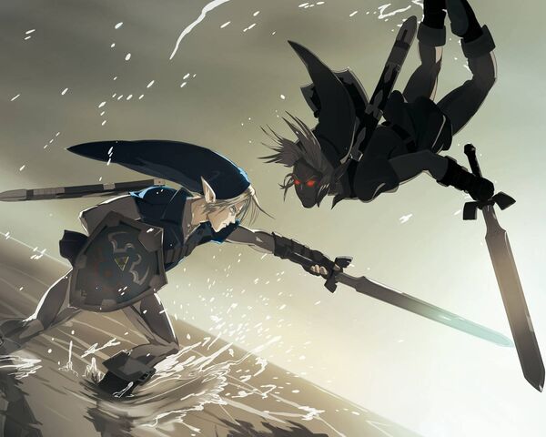 Link Vs Shadow Link Wallpaper - Download to your mobile from PHONEKY