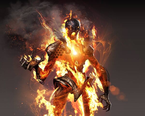 Inferno Warrior Wallpaper