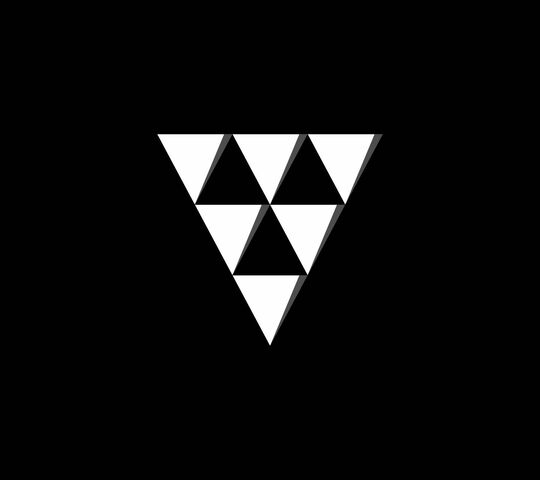 Material Bw Triangle Wallpaper - Download to your mobile from PHONEKY