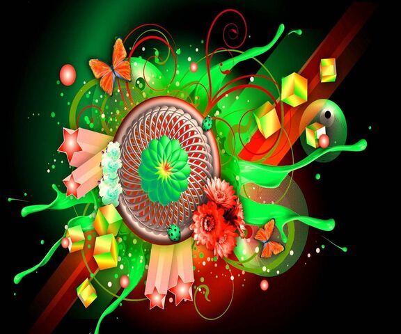 Blooming Defense: The Flower Shield Wallpaper - Download to your mobile ...