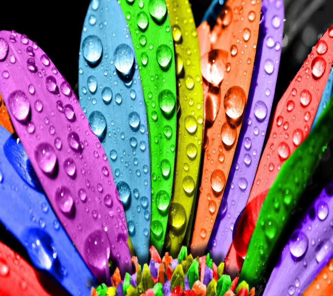 COLORFUL WATERDROPS Wallpaper - Download to your mobile from PHONEKY