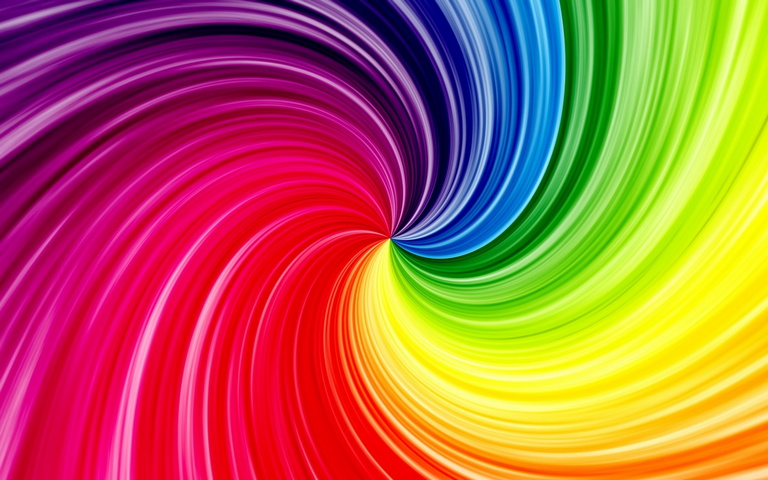Rainbow Waves Wallpaper - Download to your mobile from PHONEKY