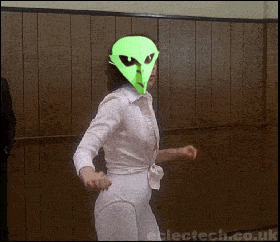 Dancing Alien Gif Funny